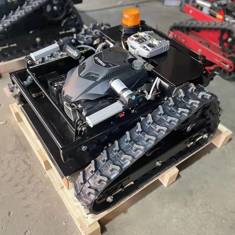 Hot Sale Crawler Remote Control Lawn Mower Garden Use Grass Cutting ...