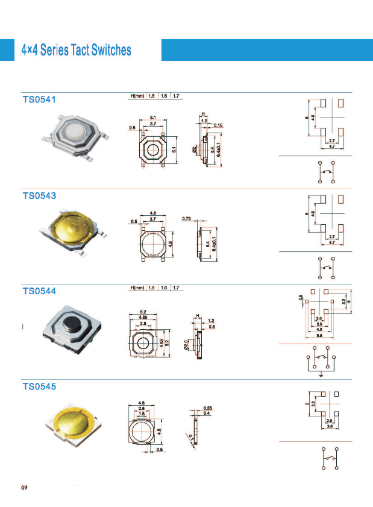 Buy Wholesale China Led 4pin Tach Switch Micro Push Button Tact Switch ...