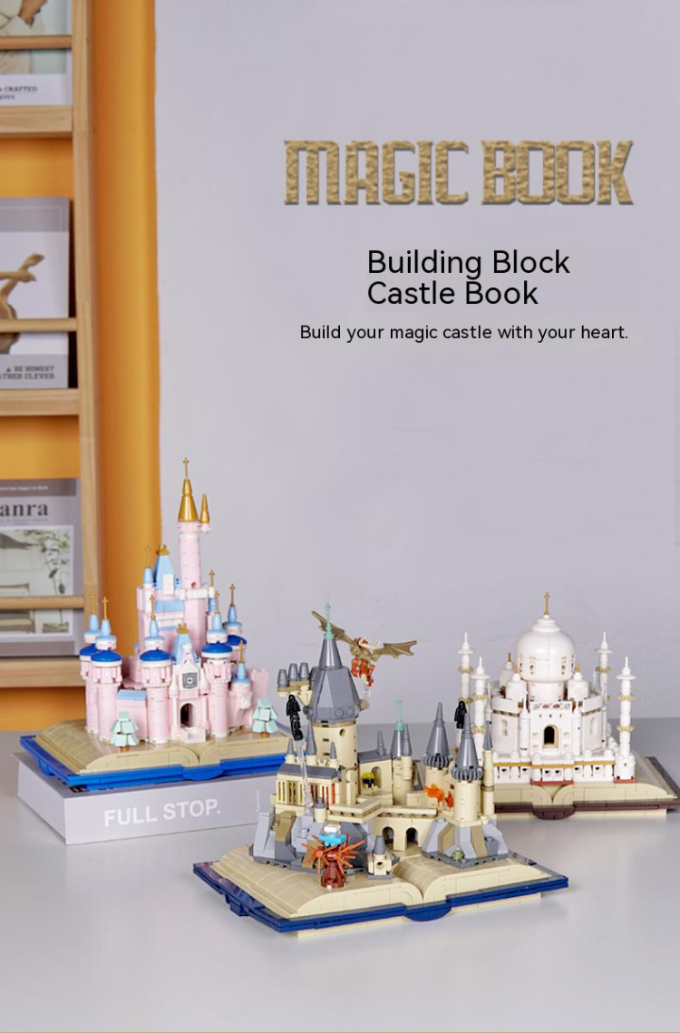 Buy Wholesale China Meiji 13010 Magic Castle Book Building Block Book ...