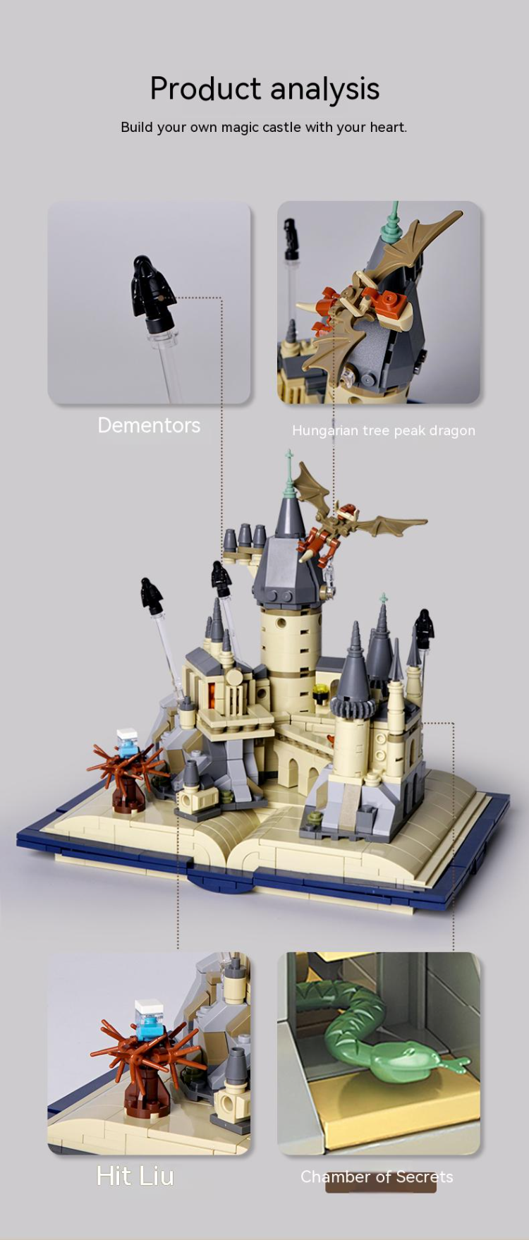 Buy Wholesale China Meiji 13010 Magic Castle Book Building Block Book ...