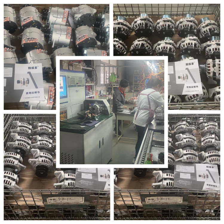 Alternator Assembly 24v 55a 2pk For Caterpillar Cat 6n9294 Diesel ...