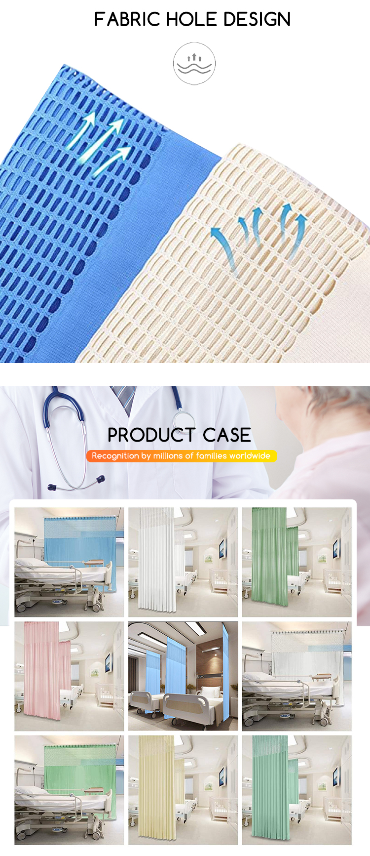 Buy Wholesale China Fire Retardant Jacquard Nonwoven Divider Clinic ...