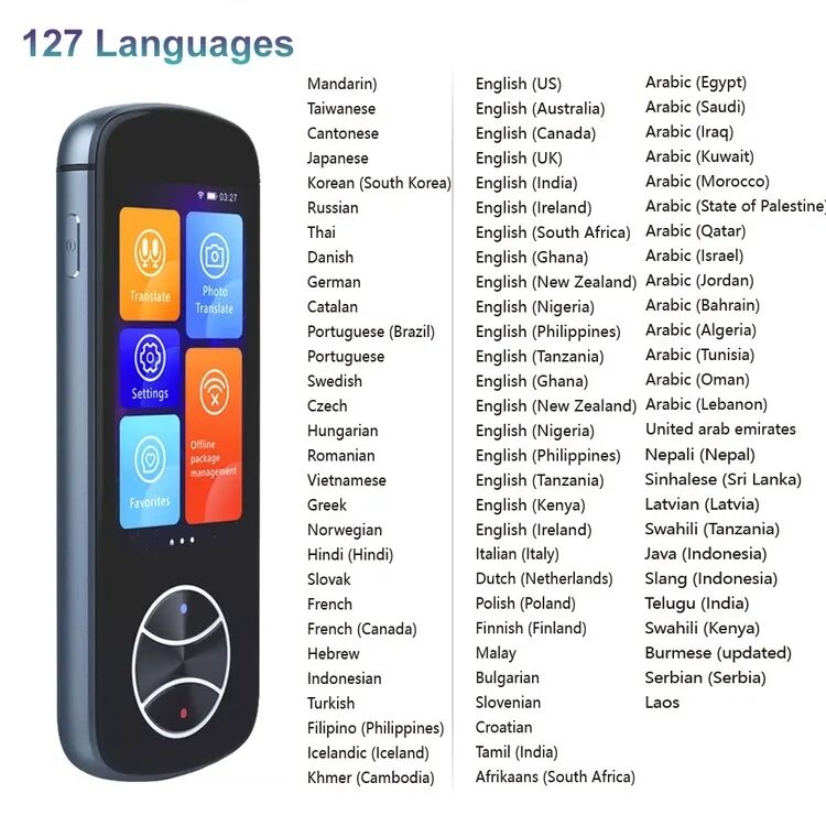 Buy Wholesale China Translation Machine 107 Languages Touch Screen ...