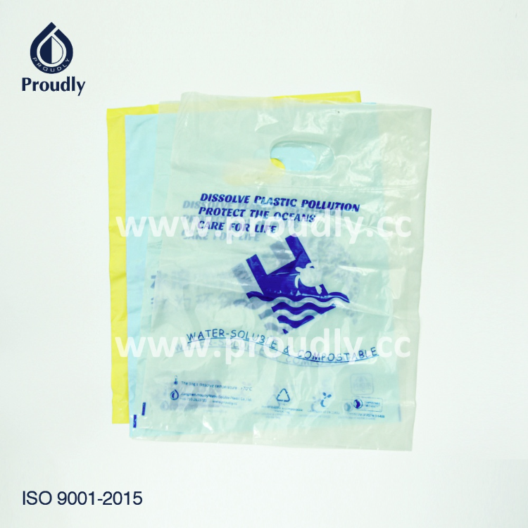 Pva Water Soluble Bag Custom 100% Compostable Biodegradable Plastic ...