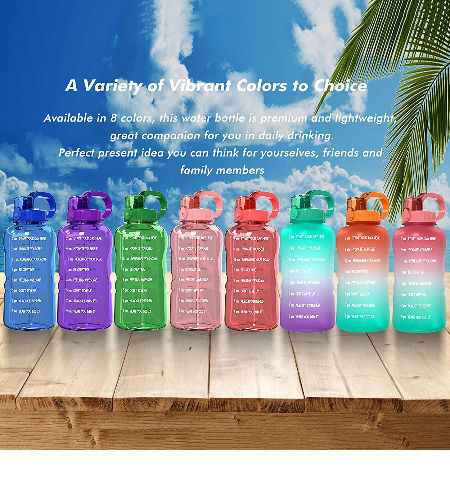 Buy Wholesale China Motivational Water Bottle Large Capacity 3800ml ...