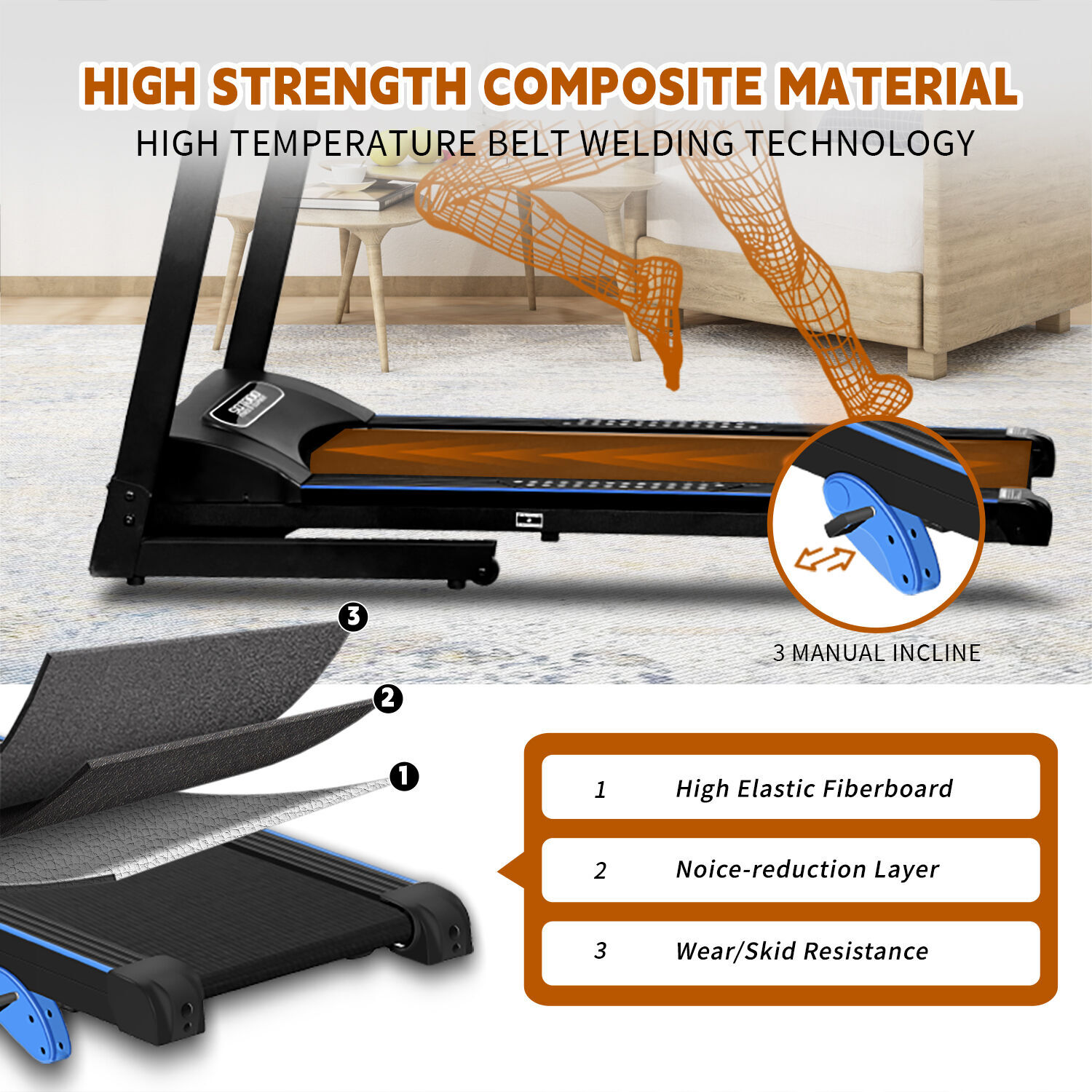 Buy Wholesale China Foldable Running Machine Body Care Fitness ...