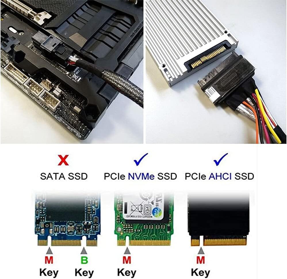 Buy Wholesale China Connectors 0.5m Mini Sas Sff 8643 To U.2 Sff-8639 ...