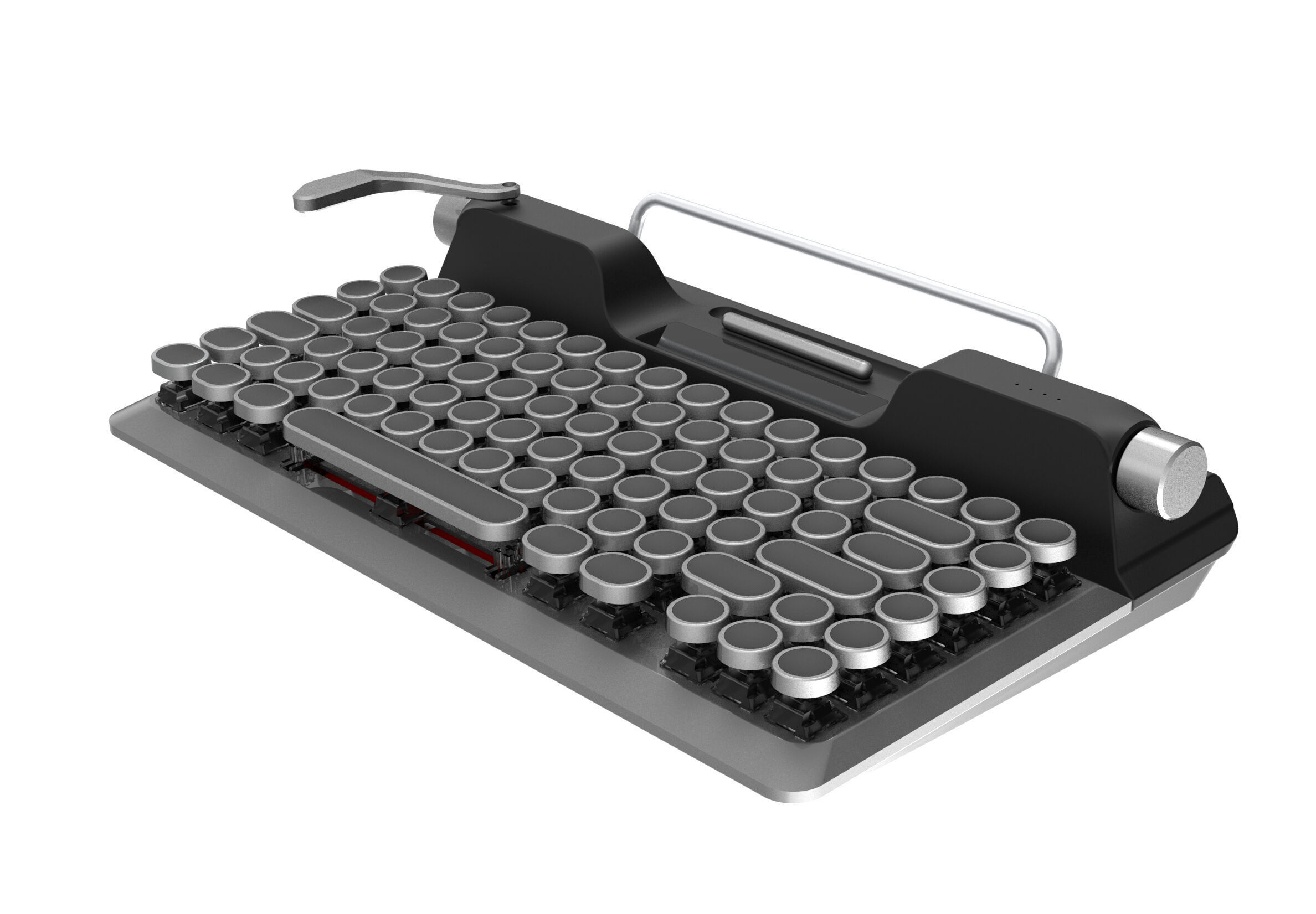 Buy Wholesale China -newest- 2.4g+bt+wired Retro Typewriter Keyboard ...