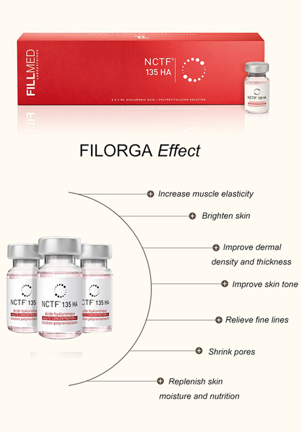 Buy Wholesale China Filorga Nctf 135 Ha Skin Hyaluronic Acid For Face ...