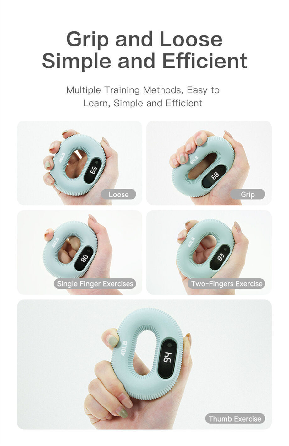 Buy Wholesale China Hand Grip Strengther With Counting And Game For ...