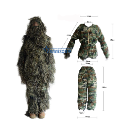 Outdoor Full Body Ghillie Suit Camouflage 3d Grass Camouflage Suit ...