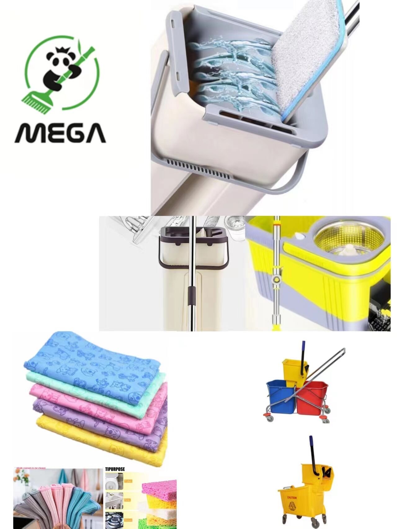 Buy Wholesale China Household Spray Magic Mop, Push-pull Dry And Wet ...
