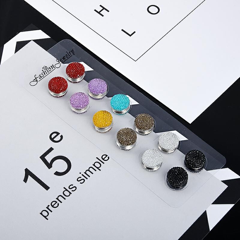Wholesale No Snag Hijab Magnets With Rhinestone For Women Magnetic Pins ...