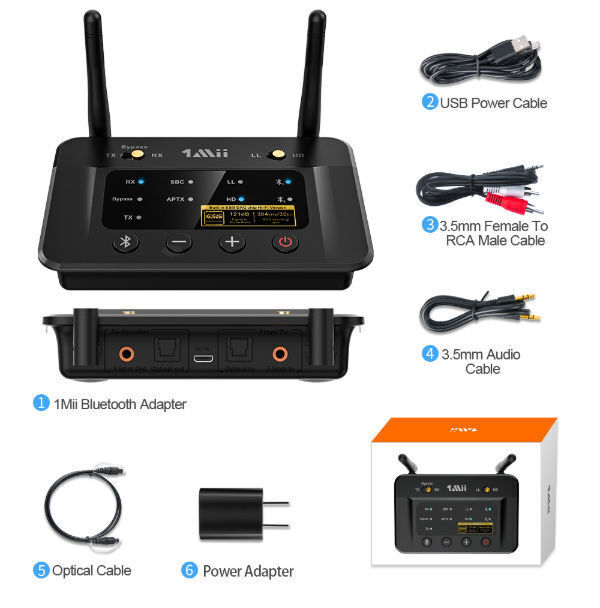 Buy Wholesale China 1mii Hi-fi Bluetooth 5.0 Transmitter Receiver For ...