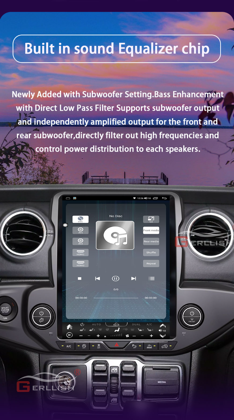 Tesla Style Android Radio For Jeep Wrangler/gladiator 2018-2021 Gps ...