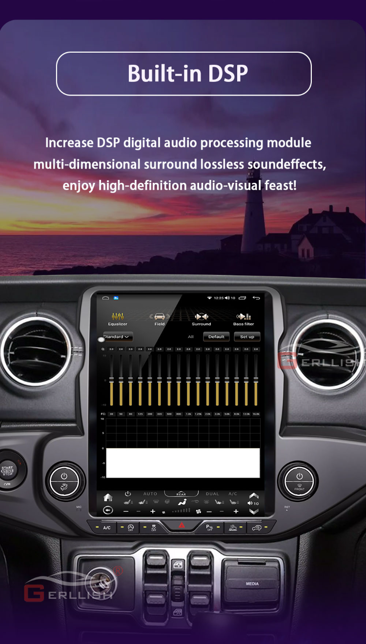 Tesla Style Android Radio For Jeep Wrangler/gladiator 2018-2021 Gps ...