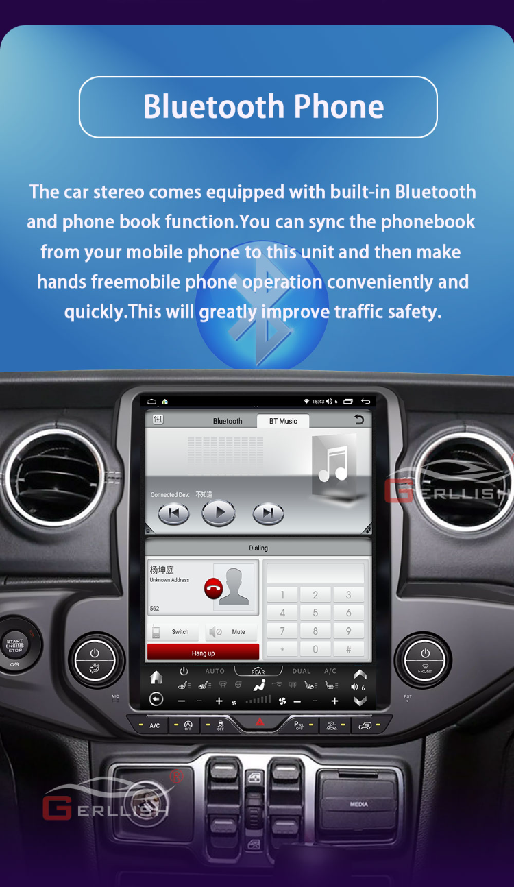 Tesla Style Android Radio For Jeep Wrangler/gladiator 2018-2021 Gps ...