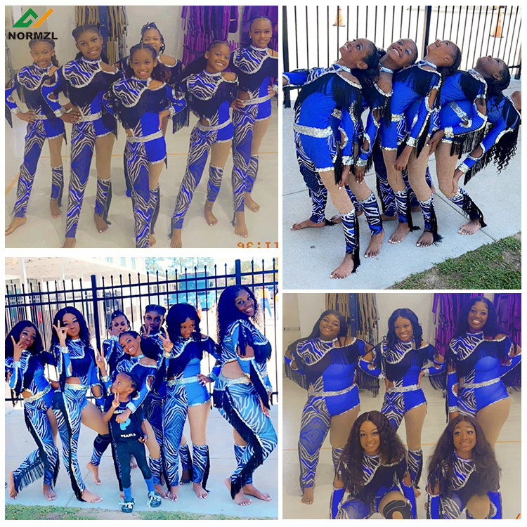 Normzl Wholesale Free Design Sliver Sequin Blue Majorette Dance ...