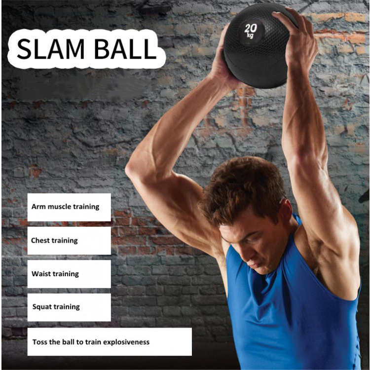 Buy Wholesale China Non-slip Rubber Weighted Fitness Medicine Ball Gym ...