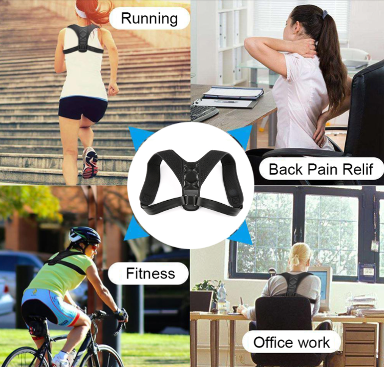 Adjustable Posture Corrector For Men And Women Back Posture Brace Clavicle Support Stop ...