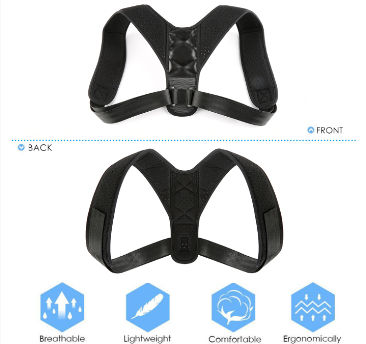 Adjustable Posture Corrector For Men And Women Back Posture Brace ...
