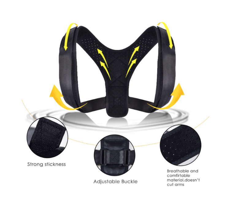 Adjustable Posture Corrector For Men And Women Back Posture Brace ...