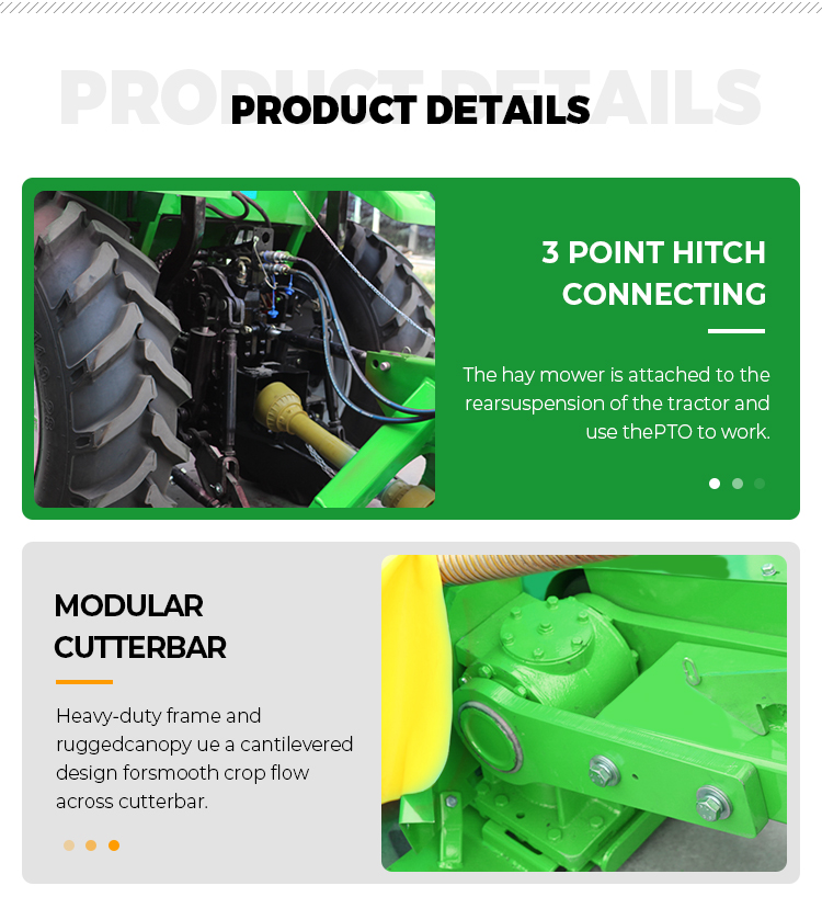 Buy Wholesale China 8 Discs Finger Wheel Lawn Hay Rotary Mower 3 Point ...