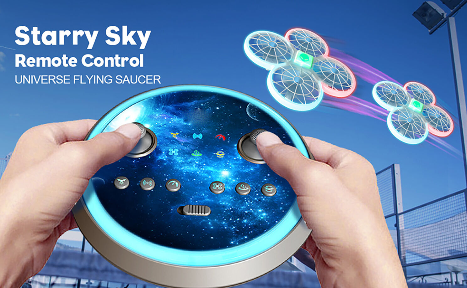 Buy Wholesale China Customized Colorful Led Flying Saucer Remote ...
