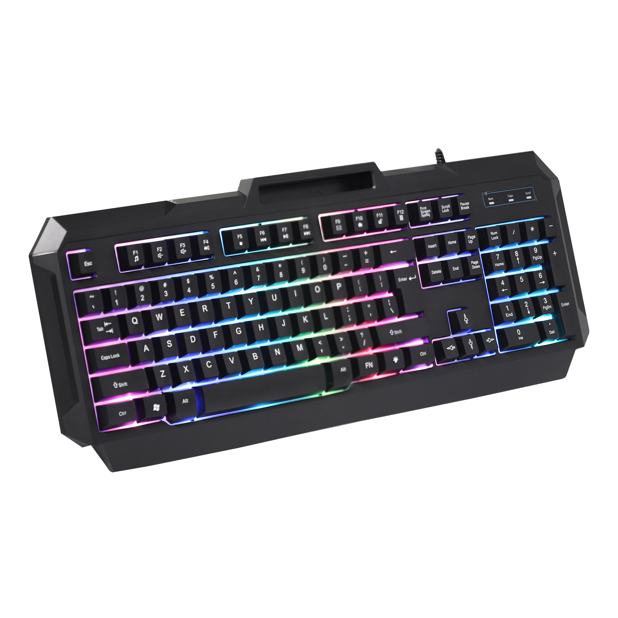 Buy Wholesale China Gaming Keyboard, 7-color Rainbow Led Backlit 104 ...