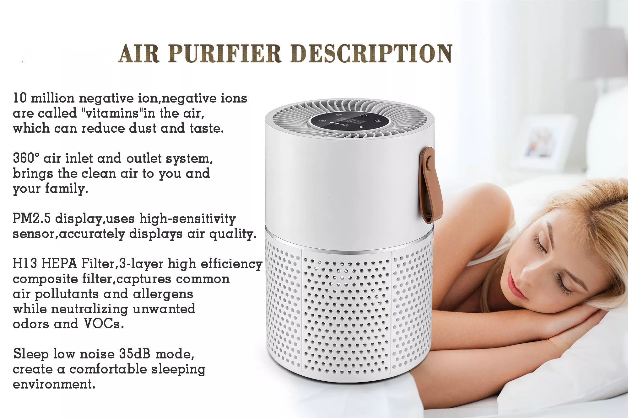 Buy Wholesale China Oem Home Purifier Use Portable Desktop Self Air ...