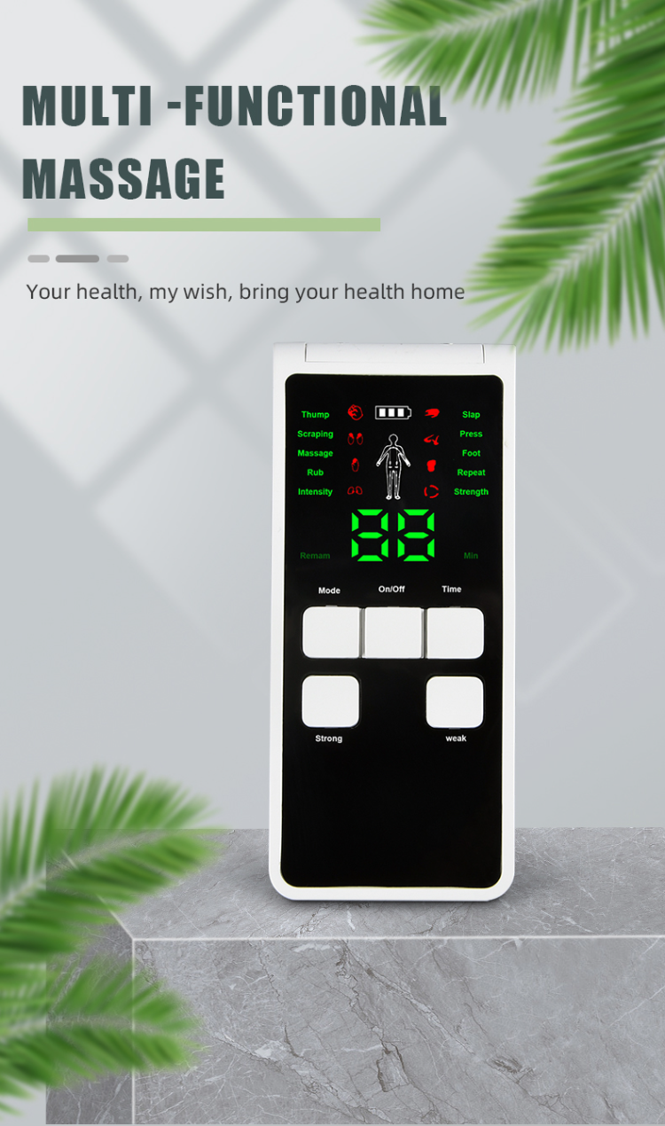Ems Muscle Stimulator Tens Machine Massage Period Pain Relief Electrode ...