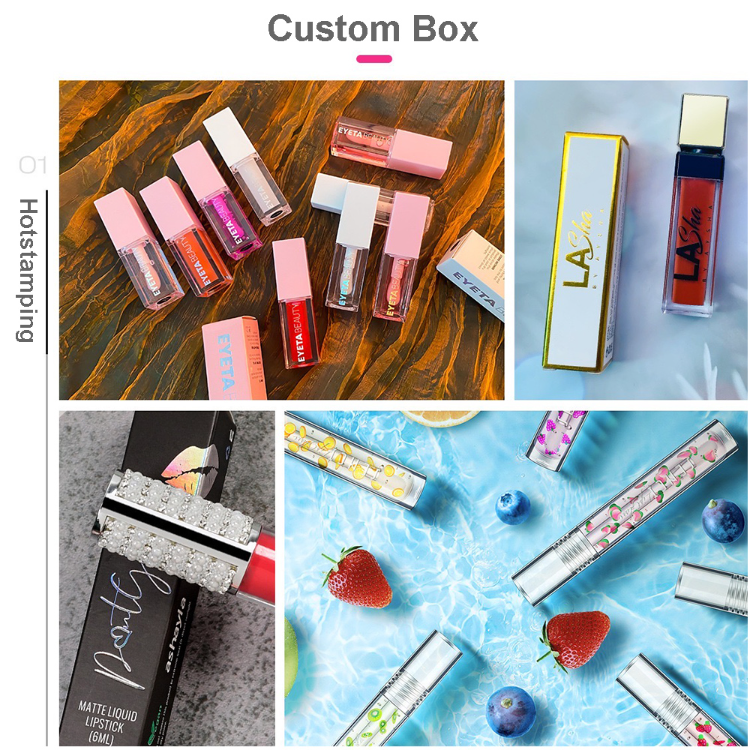 Buy Wholesale China Lip Gloss Tubes And Box Custom Label Lipgloss ...