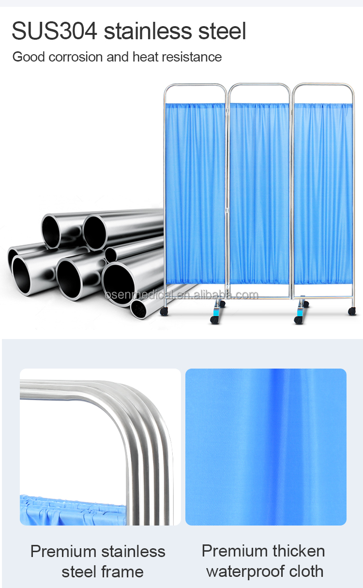 Buy Wholesale China Hospital Furniture Hospital Folding Screens Medical ...