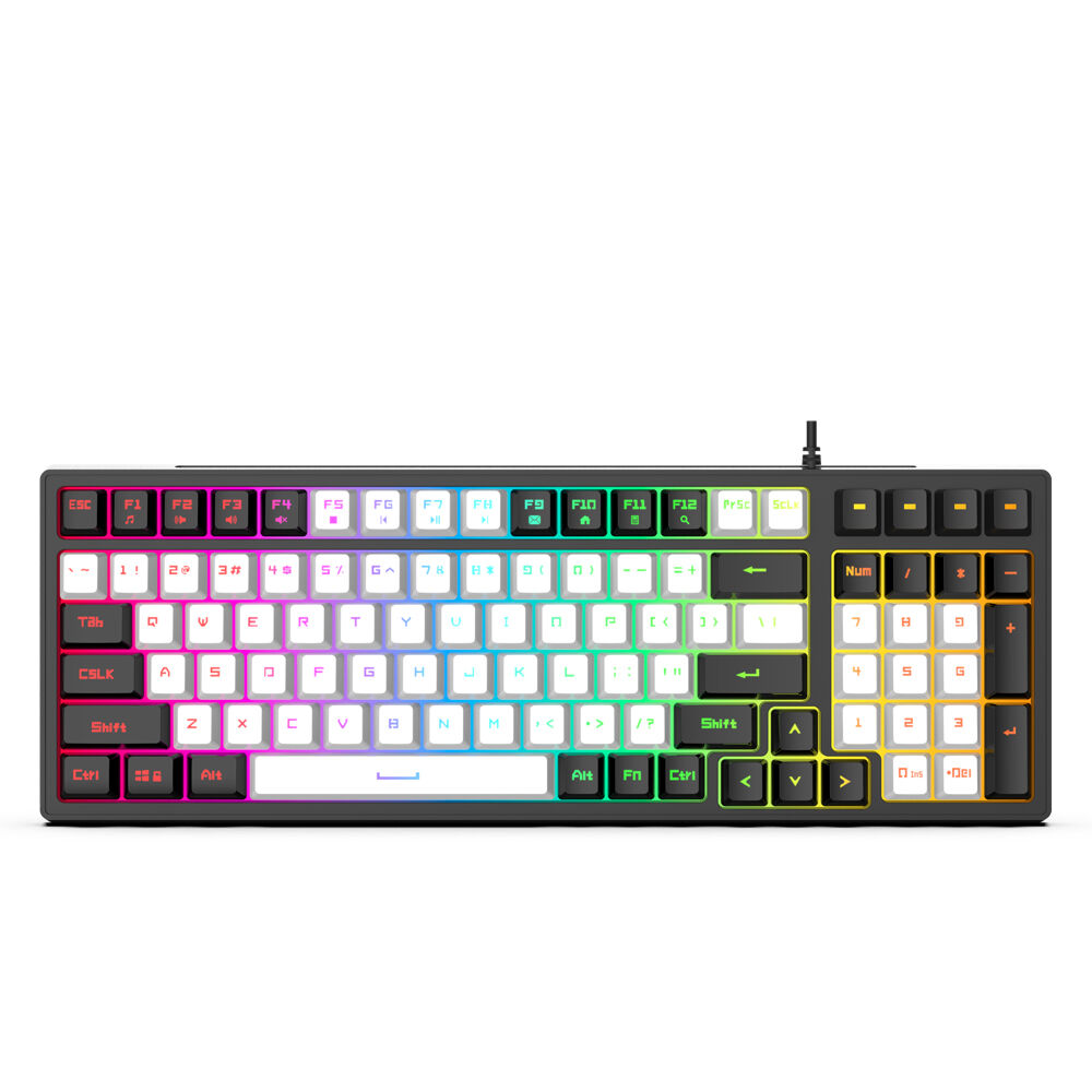 Buy Wholesale China New Model Wired Usb 98 Keys Gaming Membrane Rgb ...
