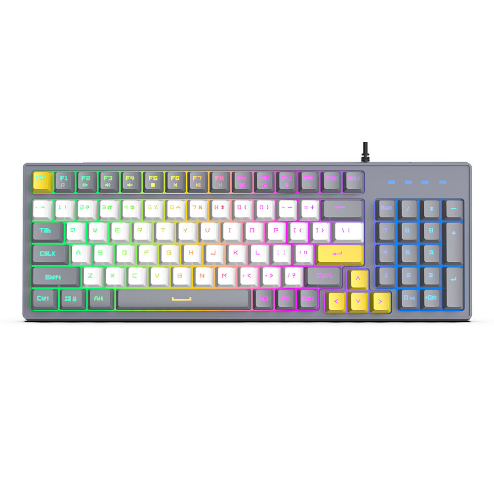 Buy Wholesale China New Model Wired Usb 98 Keys Gaming Membrane Rgb ...