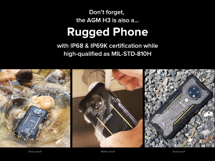 Bulk Buy China Wholesale Agm H3 Rugged Smartphone 4+64gb 5.7inch Nfc ...