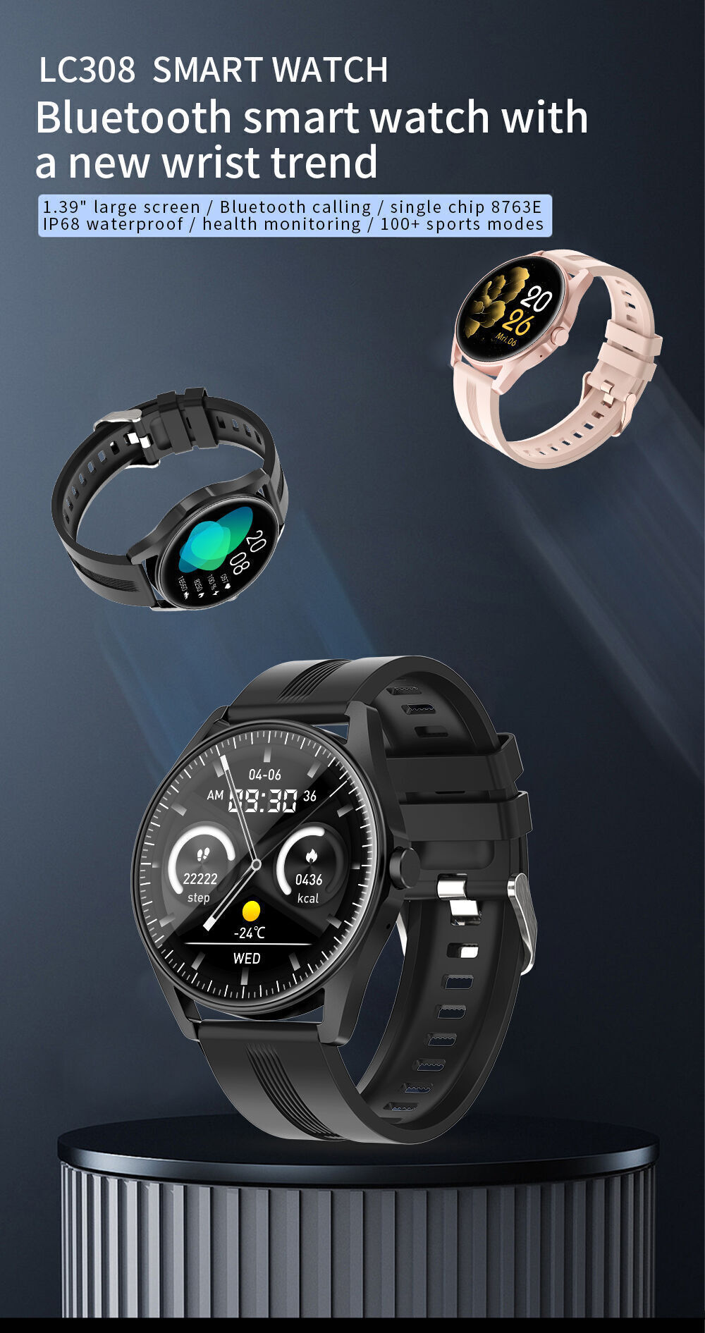 Buy Wholesale China Ultra Watch 1.39inch Tft Full Touch Round Screen ...