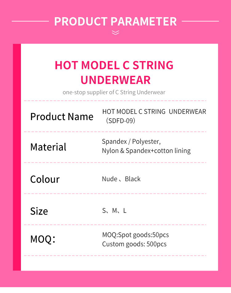 One Piece Seamless Sexy C String Sticky Invisible Underwear Women No More Panty Lines Reusable ...