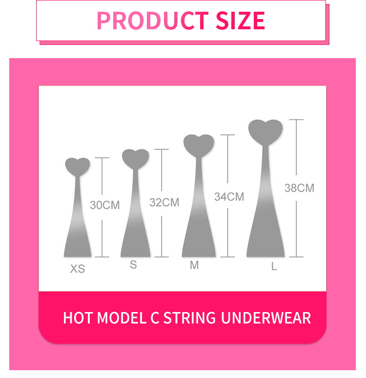 One Piece Seamless Sexy C String Sticky Invisible Underwear Women No More Panty Lines Reusable ...