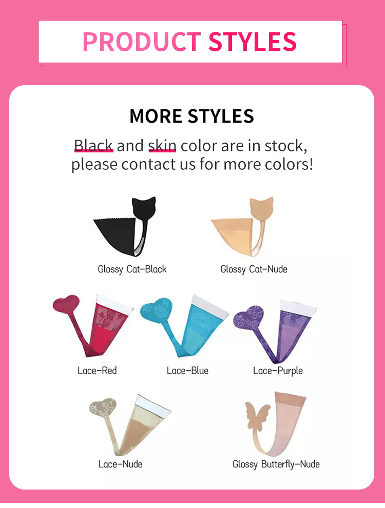 One Piece Seamless Sexy C String Sticky Invisible Underwear Women No More Panty Lines Reusable ...