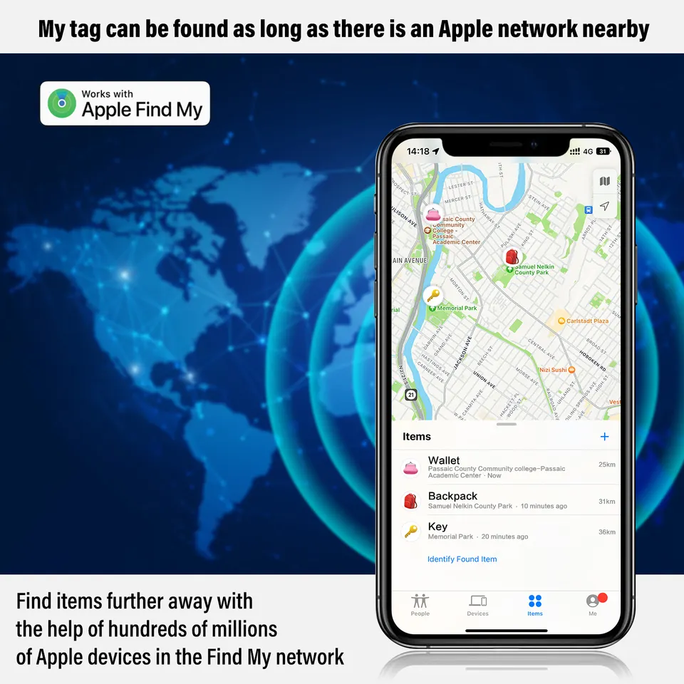 Buy Wholesale China Find My Finder Global Location Luggage Wallet ...