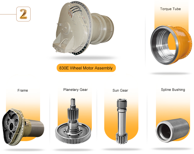 280t Mining Dump Truck Chassis Assembly Parts Gear Parts Ge1288 For ...