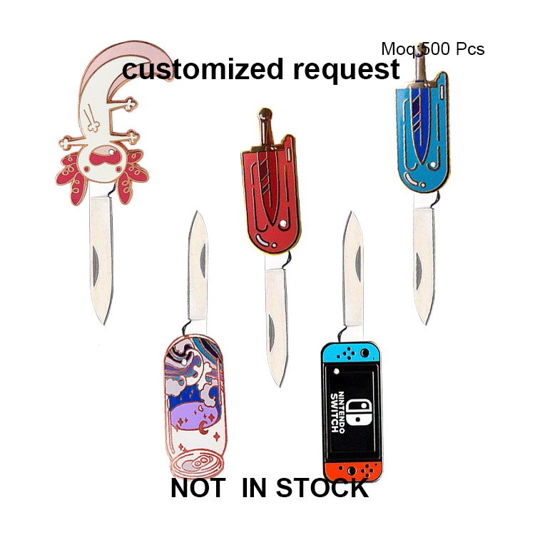 Buy Wholesale China Wholesale Custom Logo Colorful Key Knife Keychain ...