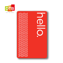 Custom Plastic Rfid Business Card Memory Smart Digital Pvc Nfc Business ...