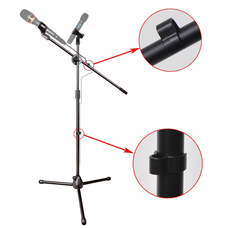 Sut-t203 Custom Cheap Professional Adjustable Height Black Microphone ...