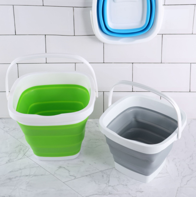 Buy Wholesale China Multi-function Square Foldable Pail Plastic ...