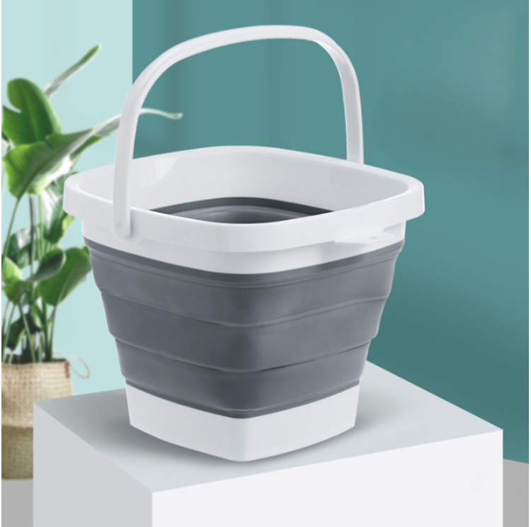 Buy Wholesale China Multi-function Square Foldable Pail Plastic ...