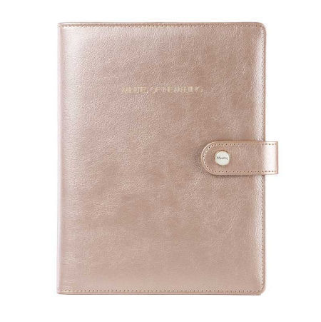 Oem 2025 A5 /a4 Leather Ring Binder Planner Notebook Diary Journal ...