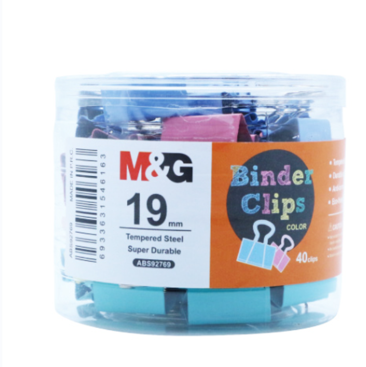 40pcs Multi Sizes Office Stationery Metal Paper Binder Clips $0.45 ...