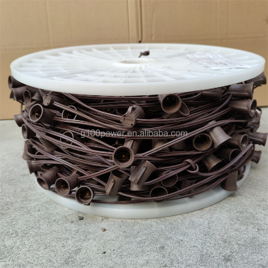 Holiday Lighting C9 Light Spool C9 Christmas Socket Wire Spt-1w 1000 ...